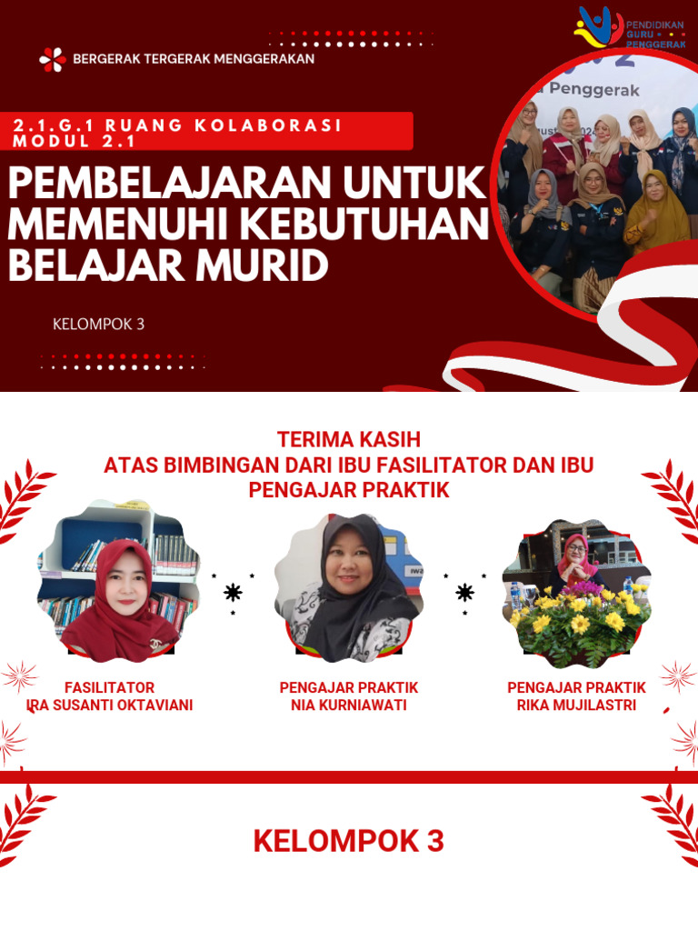 Tugas Ruang Kolaborasi Modul 2.1 Kelompok 3 - Rosi Karsini | PDF