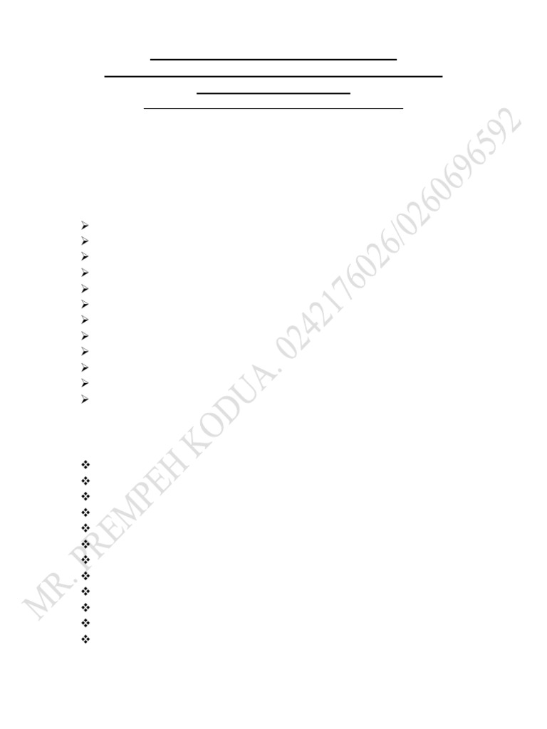 Selected Topics For Wassce 2023 (Confirmed) | PDF