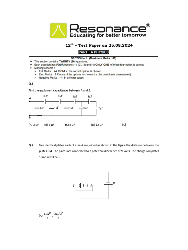 Resonance Paper | PDF
