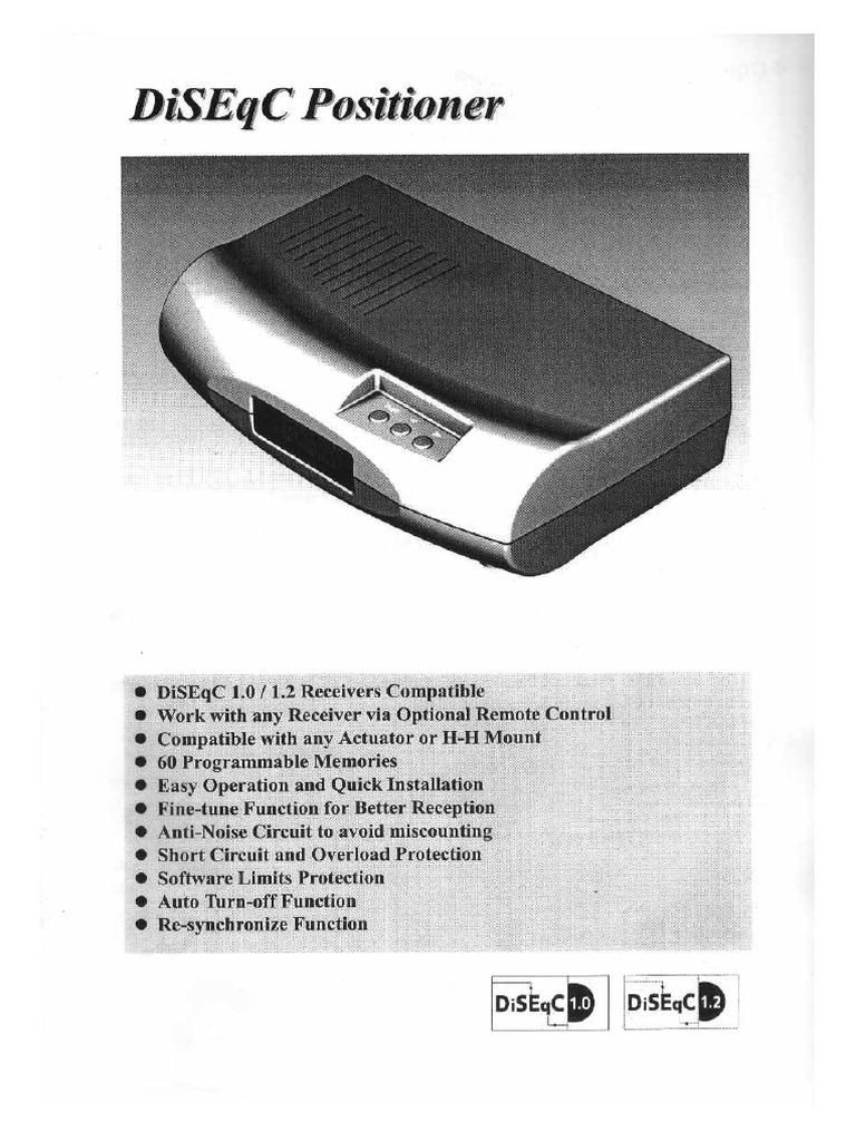 Rotor Handleiding Moteck VBOX II Diseqc Positioner | PDF