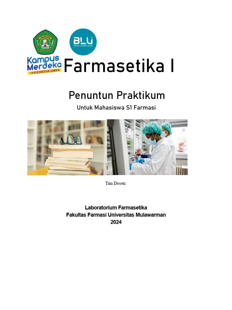 Modul Praktikum S1 Farmasi 2023 Ganjil 2024-2025 | PDF