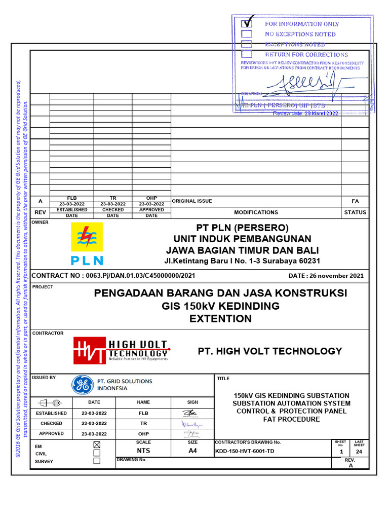 Kdd-150-Hvt-6001-Td Rev A Fio (Fat Procedure) | PDF