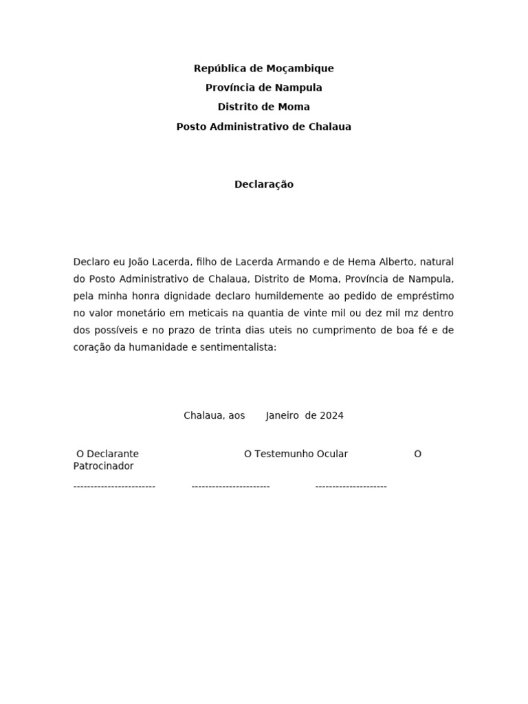 República de Moçambique | PDF