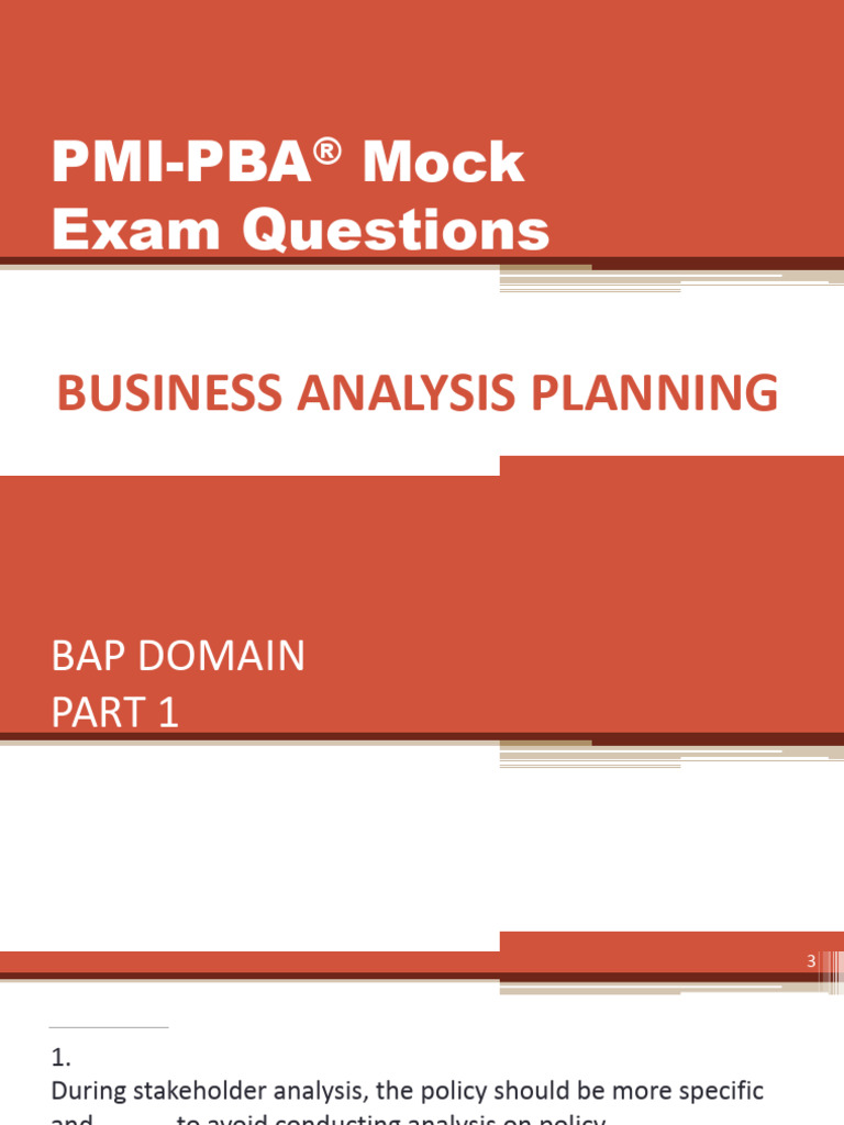 2 PBA Exam Questions BAP | PDF