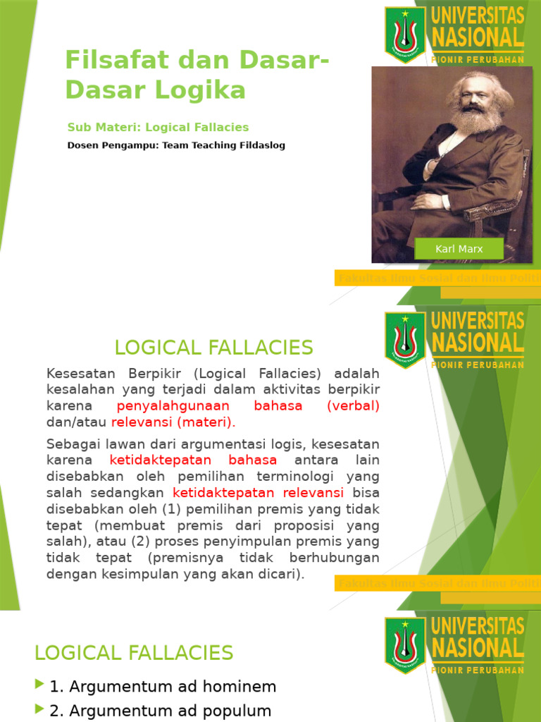 Perkuliahan 13-14 Logical Fallacies | PDF