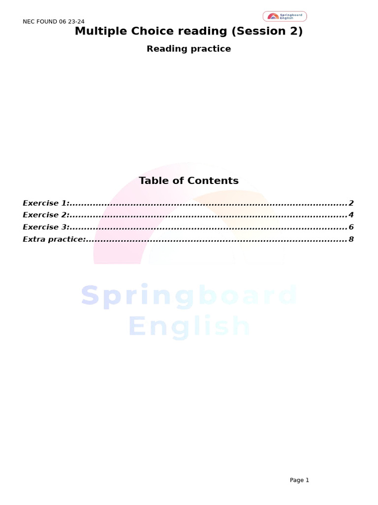 MCQs Reading 2 (28.08) (Annotated) | PDF | J. R. R. Tolkien | Religion ...