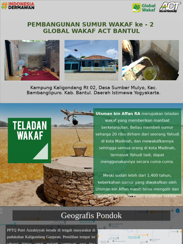Profil Wilayah Sumur Wakaf PPTQ Az-Zakiyyah | PDF