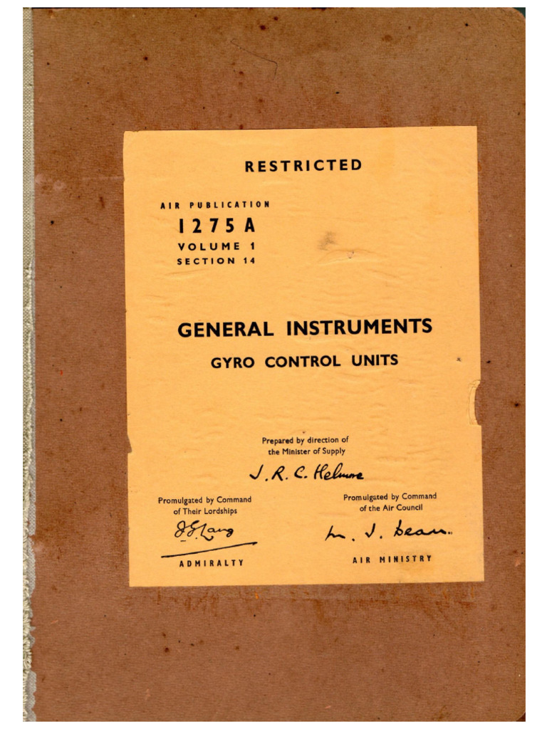 AP1275 AVol 1 Sect 14 Gyro Control Units | PDF