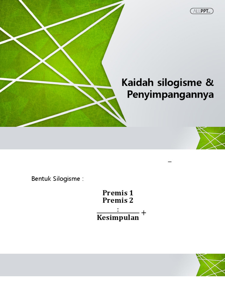 Materi 06-Kaidah Silogisme | PDF