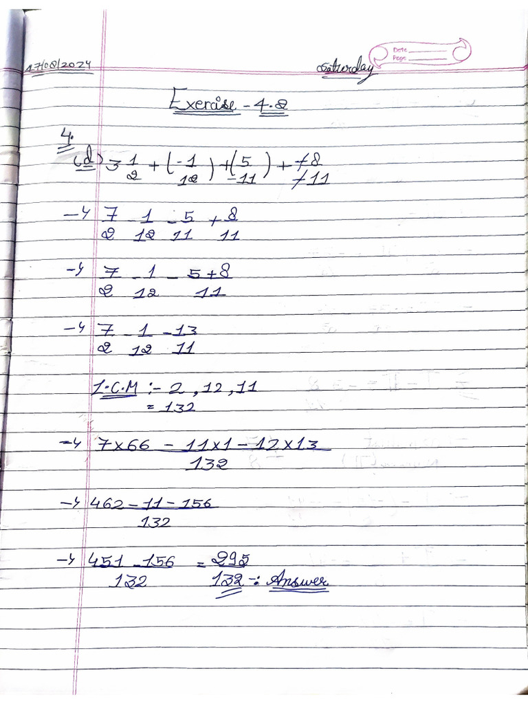 Class 7th Maths Exercise 4.2 | PDF
