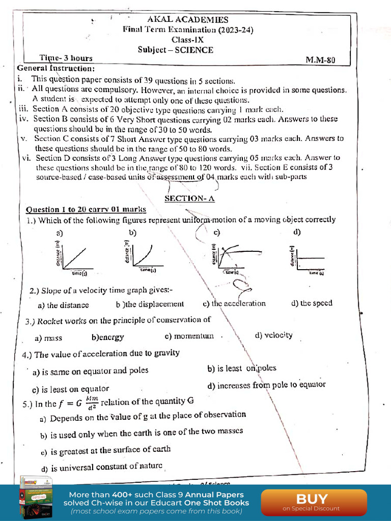Akal Academy Paper 25 | PDF