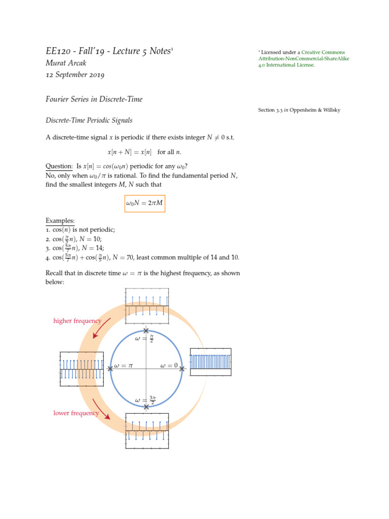 Lecture 5 DTFS | PDF