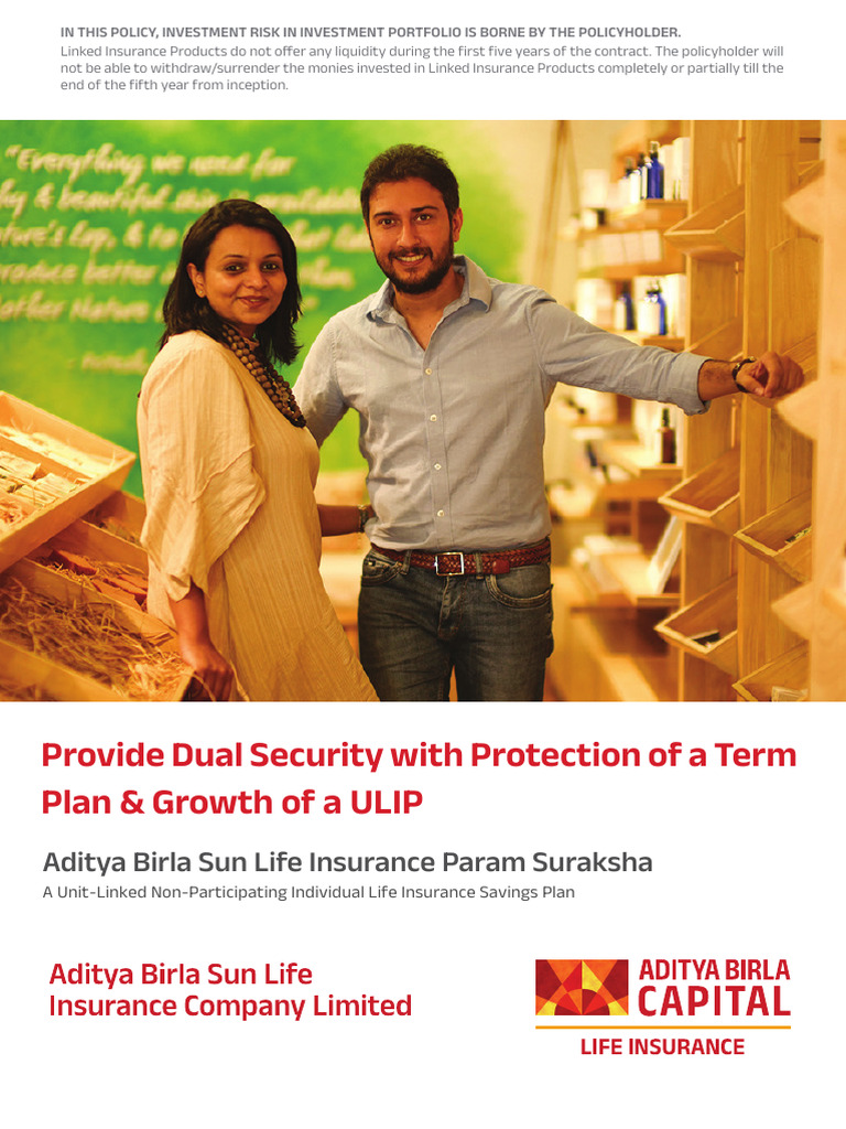 ABSLI Param Suraksha V01 - Leaflet - Web Version | PDF