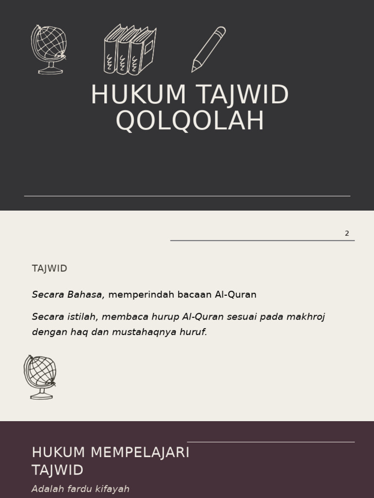 Hukum Tajwid Qolqolah | PDF