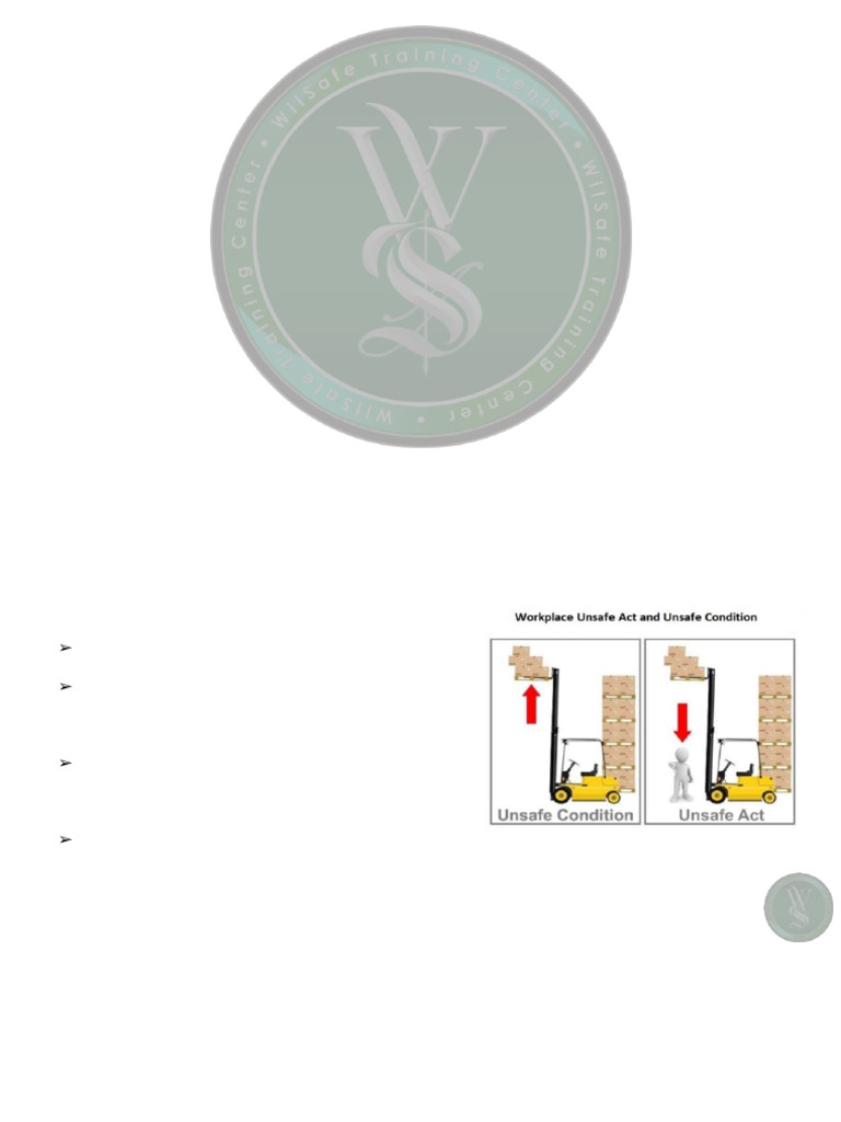 Unsafe Act and Unsafe Condition | PDF | Occupational Safety And Health ...