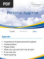 Personal Hygiene Toolbox Talk Guide | PDF | Hygiene | Wash