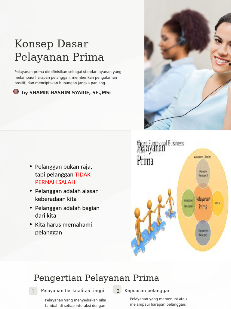 Konsep Dasar Pelayanan Prima | PDF