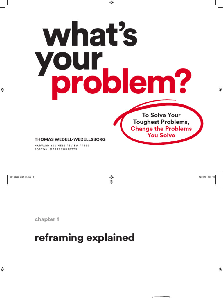 What's Your Problem - Sample Chapter | PDF