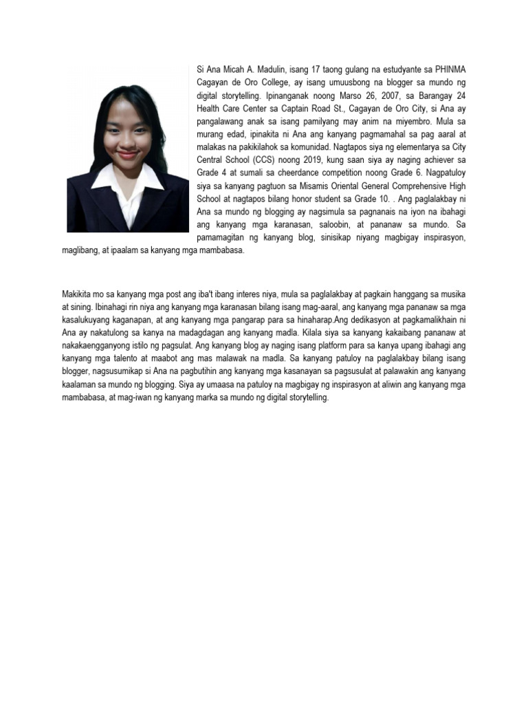 Bionote Ana | PDF | Wellness