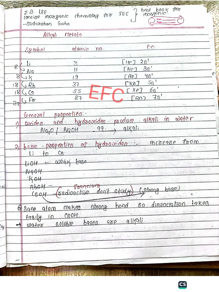 Alkali Metal Efc | PDF