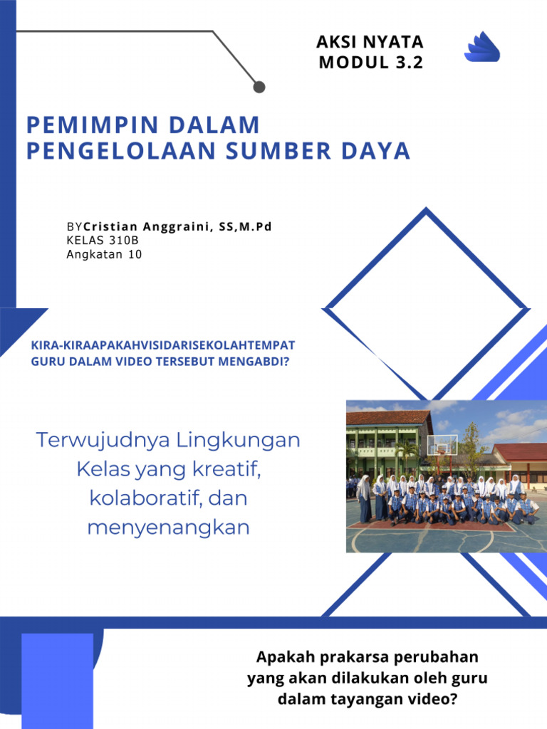 3.3.a.9. Aksi Nyata - Modul 3.3 | PDF