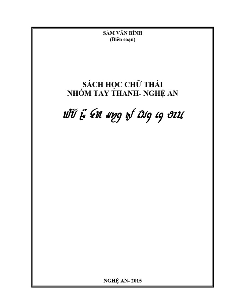 T i Li u H c Ch Th i H Tay Thanh PDF