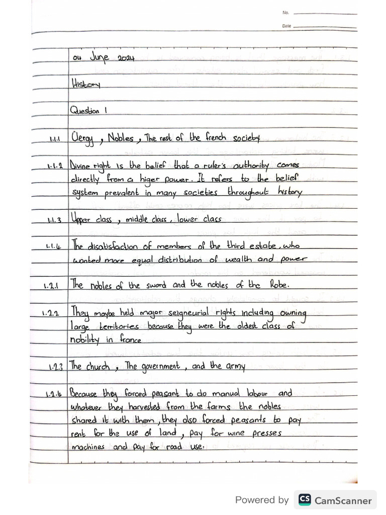 Zarah Abdool Grade 10 History | PDF