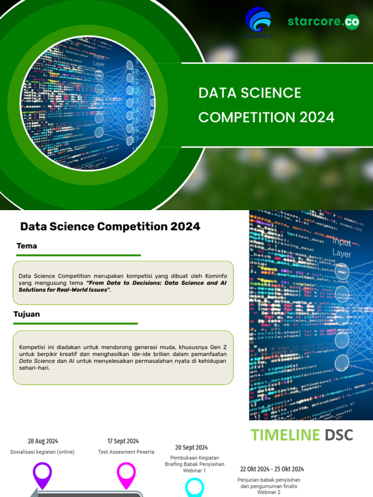 Sosialisasi Data Science Competition 2024 | PDF