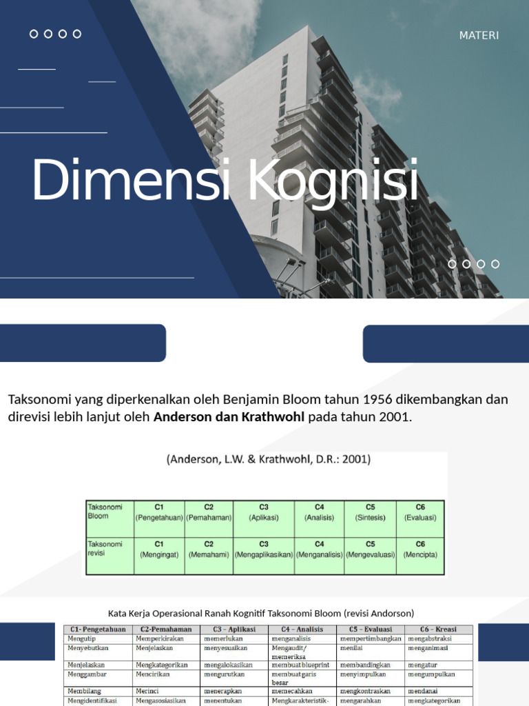 Dimensi Kognisi | PDF