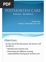 1 - Last Offices | PDF | Nursing | Death