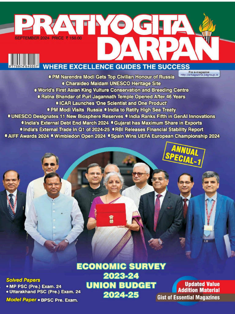 Pratiyogita Darpan Sep - 2024 | PDF