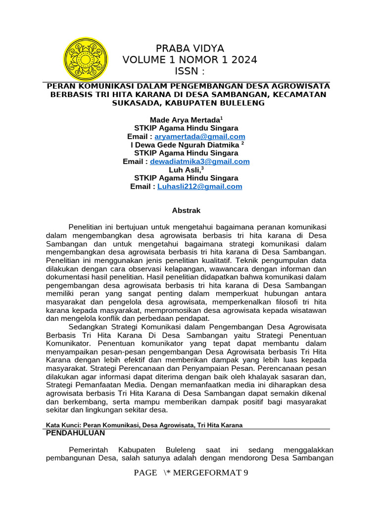 ARTIKEL Arya Mertada Fix | PDF