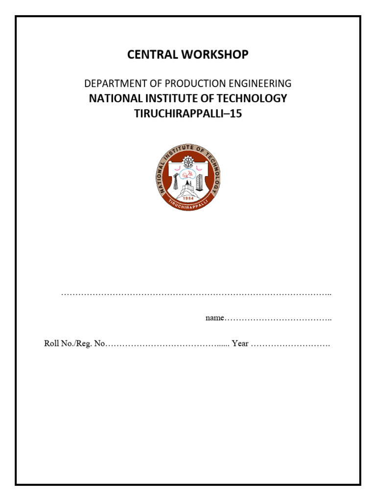 Workshop Lab Record | PDF