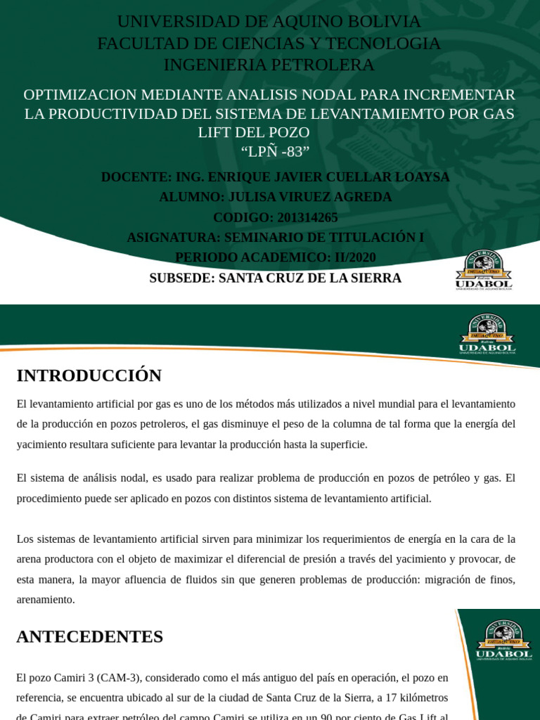 Presentacion de Titulacion I Diapositivas Yuli V | PDF