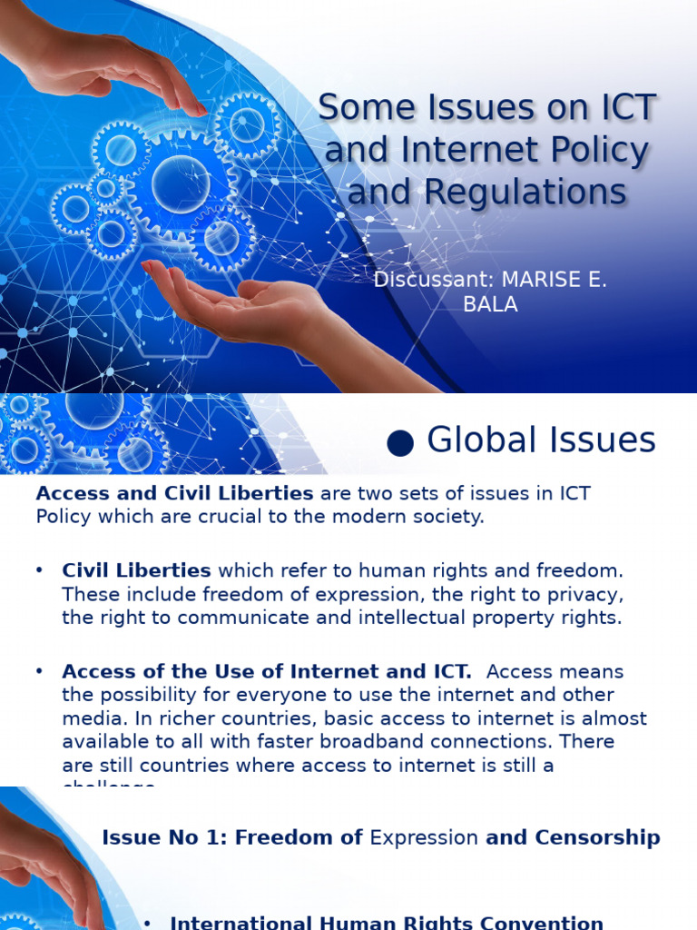 ICT Policies and Issues | PDF | Privacy | Surveillance