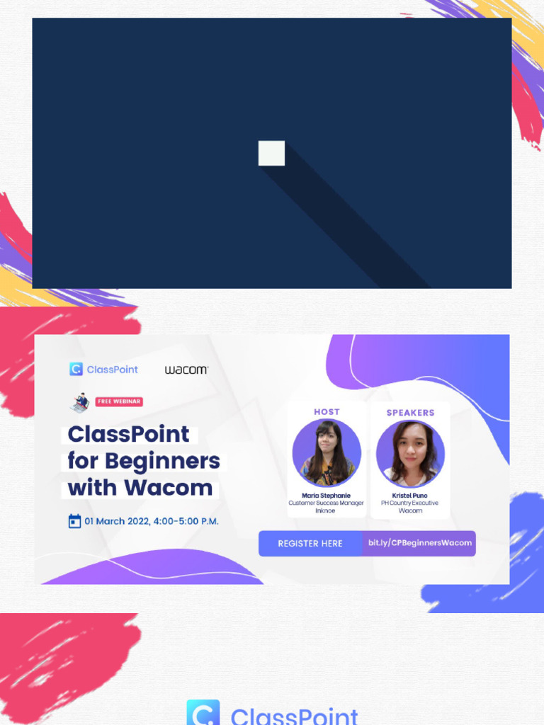 ClassPoint For Beginners With Wacom - 1 Mar 2022 | PDF