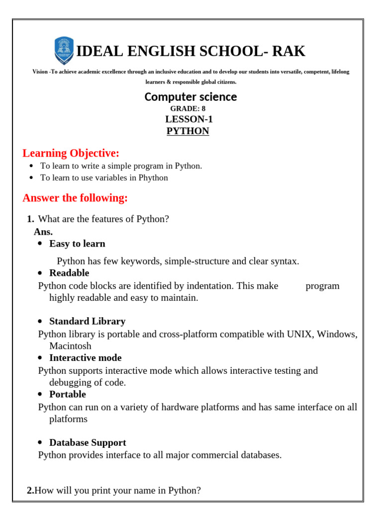grade_8_computer_lesson_1 | PDF grade_8_computer_lesson_1 | PDF