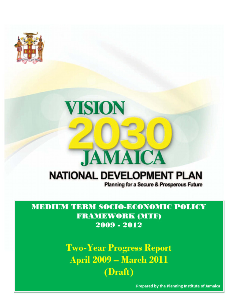 Jamaica National Development Plan 2030 | PDF