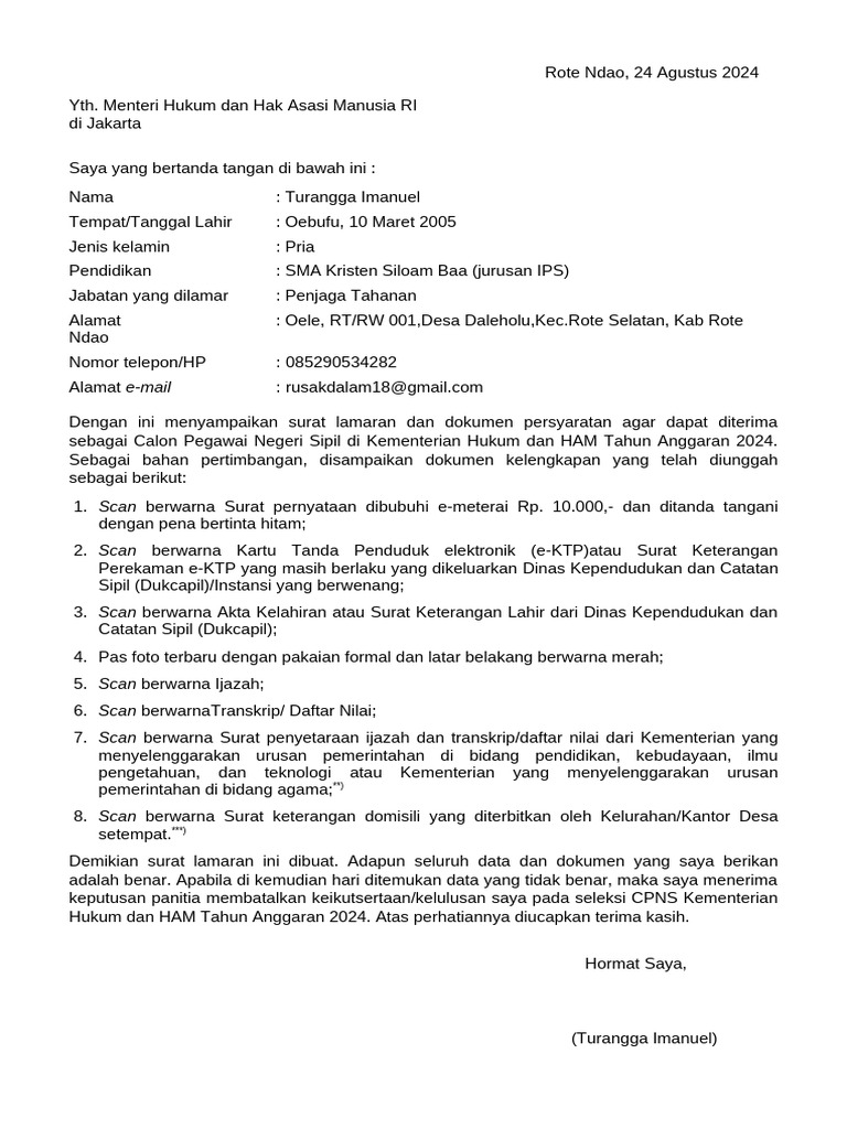 Lamarannnnn Angga | PDF