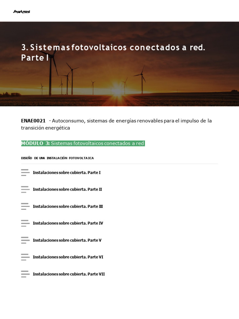 Módulo 3.1. Sistemas Fotovooltaicos Conectados a La Red | PDF