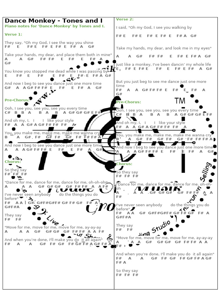 Dance Monkey | PDF