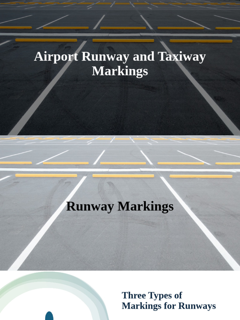 Airport Runway and Taxiway Markings | PDF