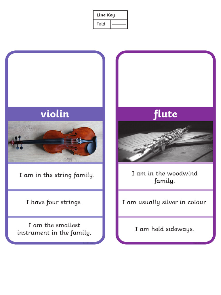 What Am I Guess The Musical Instrument Game Ver 1 | PDF