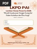LKPD Kelas 5 Lembar Kerja Peserta Didik PAI Semester 1 | PDF