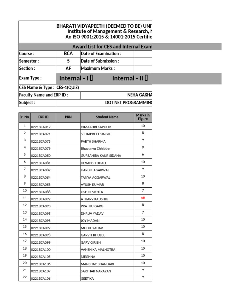 Ces-1-Bca-V-Morning-Dot Net Programming Using C# | PDF