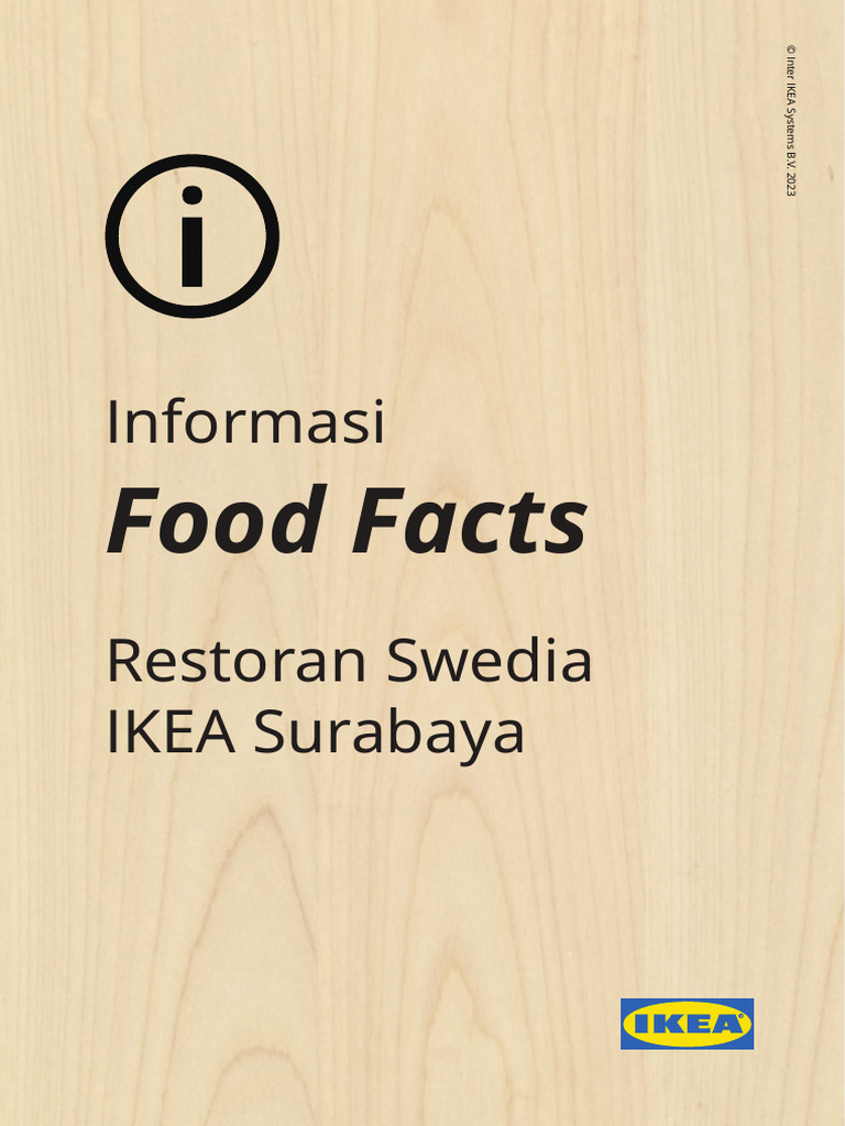 Food Facts Restoran Swedia - IKEA Surabaya | PDF