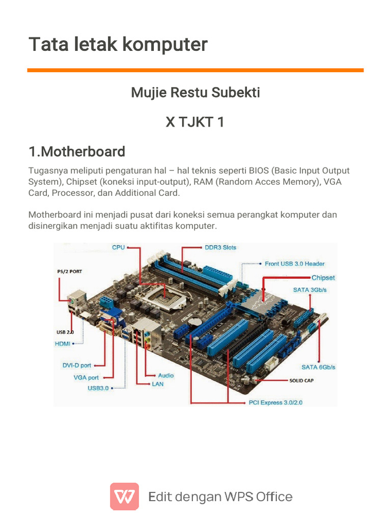 Tata Letak Komputer | PDF