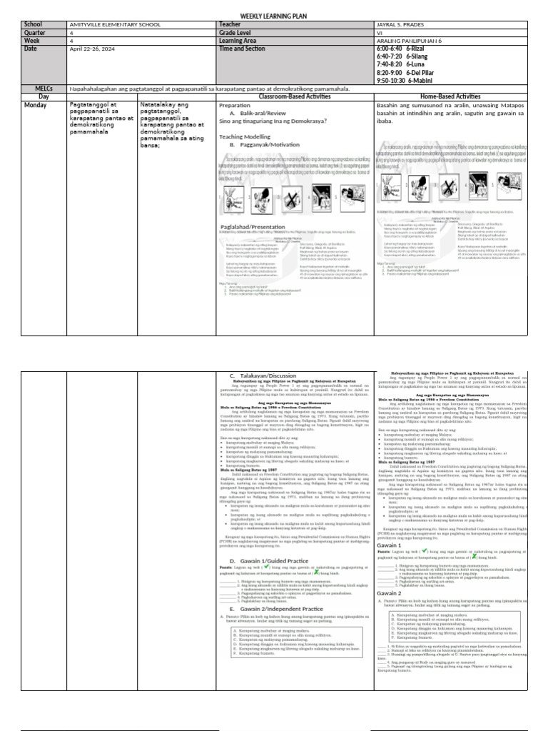 WLP-Q4 Week 4-Ap 6 | PDF