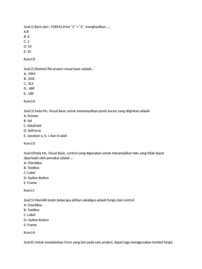 C3-Pbo - Uas | PDF | Computers