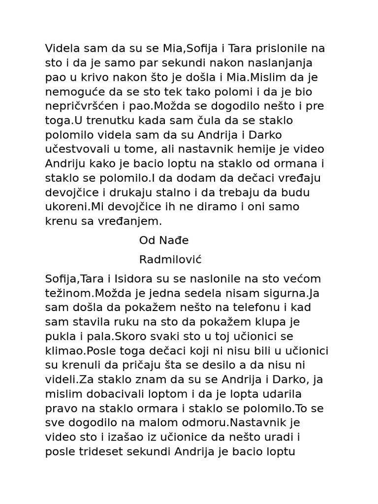 Dokument (12) Izjava | PDF